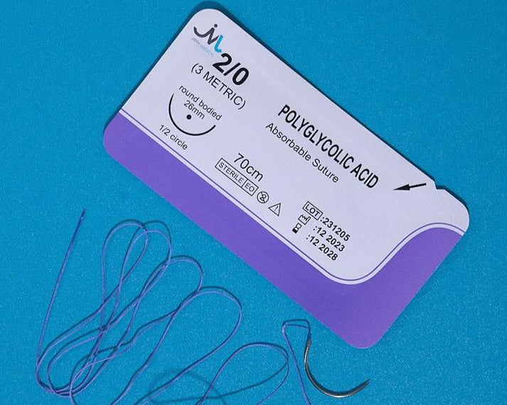 SUTURA ÁCIDO POLIGLICÓLICO 2/0 – JIREH MEDICAL
